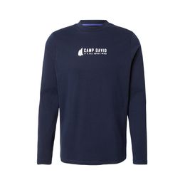 CAMP DAVID Shirt Herren Gr&ouml;&szlig;e L marine / wei&szlig;