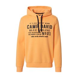 CAMP DAVID Sweatshirt Herren Gr&ouml;&szlig;e XXXL dunkelblau / orange