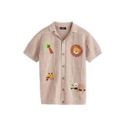 next Knit Cardigan boy size 104 Beige / Brown / Green / Black