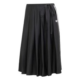 adidas originals Rock 'Ribbon Pleated Maxi' Damen Gr&ouml;&szlig;e 32 schwarz / wei&szlig;