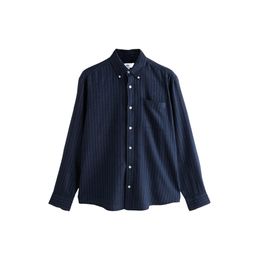 next Hemd Herren Gr&ouml;&szlig;e M navy / wei&szlig;