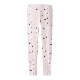 name it Leggings 'NKFVivian' M&auml;dchen Gr&ouml;&szlig;e 152 oliv / ros&eacute; / weinrot