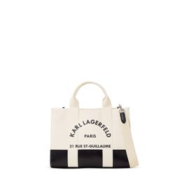 K by KARL LAGERFELD Karl Lagerfeld Shopper 'Rue St-Guillaume' Damen Gr&ouml;&szlig;e One Size schwarz / wei&szlig;