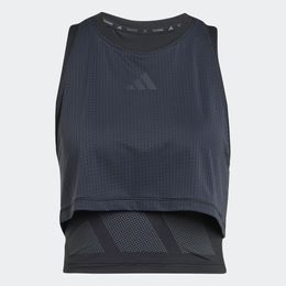 adidas Performance Sporttop 'Cool Intensity' Damen Gr&ouml;&szlig;e XL/XXL grau / schwarz