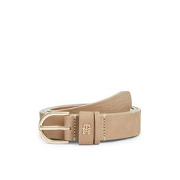 Tommy Hilfiger G&uuml;rtel 'ESSENTIAL EFFORTLESS 2.5' Damen Gr&ouml;&szlig;e 85 beige