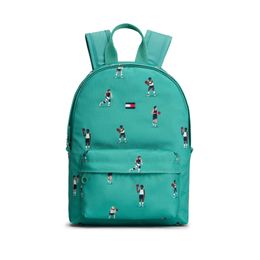Tommy Hilfiger Rucksack 'ESSENTIAL' Jungen Gr&ouml;&szlig;e One Size navy / t&uuml;rkis / braun / wei&szlig;