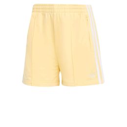 adidas originals Shorts 'Firebird Classic' Damen Gr&ouml;&szlig;e 32 pastellgelb / wei&szlig;