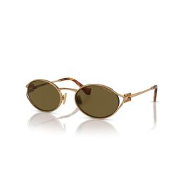 Miu Miu Sonnenbrille 'Miu Miu Occhiali da Sole MU52Y 7OE01T Oro/Marrone Donna' Damen Gr&ouml;&szlig;e 54 gold