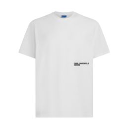 KARL LAGERFELD JEANS T-Shirt Herren Gr&ouml;&szlig;e XL schwarz / wei&szlig;