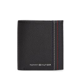 Tommy Hilfiger Portemonnaie 'CENTRAL TRIFOILD' Herren Gr&ouml;&szlig;e One Size schwarz / wei&szlig;