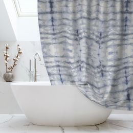 Bilderwelten Duschvorhang Vintage Batik - Blau