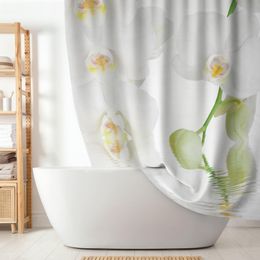 Bilderwelten Duschvorhang Wellness Orchidee - Wei&szlig;e Orchidee