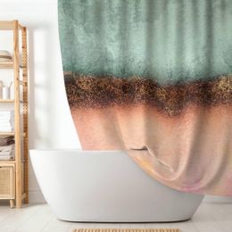 Bilderwelten Duschvorhang Pastell Sommer mit Gold