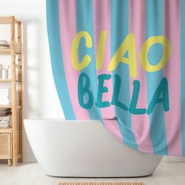 Bilderwelten Duschvorhang PopArt Sommer Ciao Bella