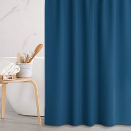 Bilderwelten Duschvorhang Preussisch-Blau