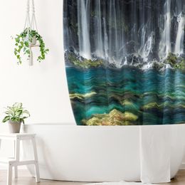 Bilderwelten Duschvorhang Shiraito Wasserfall