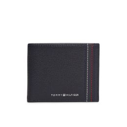 Tommy Hilfiger Portemonnaie 'Central' Herren Gr&ouml;&szlig;e One Size marine / kirschrot / wei&szlig;