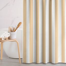 Bilderwelten Duschvorhang L&auml;ngsstreifen in Pastell Orange