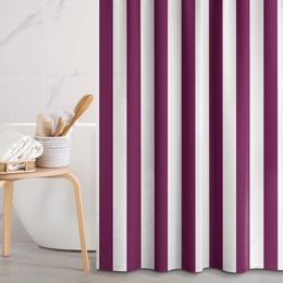 Bilderwelten Duschvorhang L&auml;ngsstreifen in Fuchsia