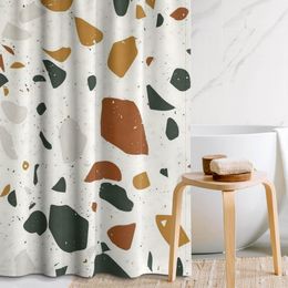 Bilderwelten Duschvorhang Detailliertes Terrazzo Muster Livorno
