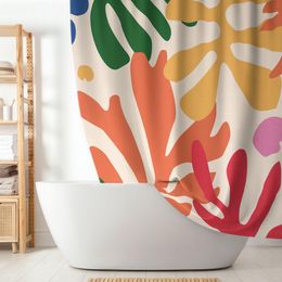 Bilderwelten Duschvorhang Matisse - Bl&auml;tter Bunt