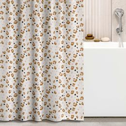 Bilderwelten Duschvorhang Leopard Muster in Pastell