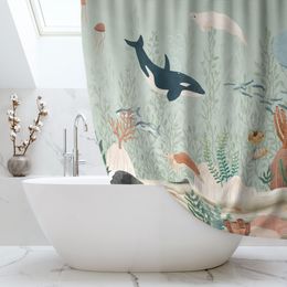 Bilderwelten Duschvorhang Unterwasserwelt Pastell