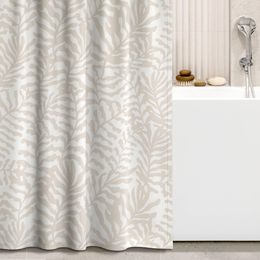 Bilderwelten Duschvorhang Matisse Bl&auml;ttermuster Beige