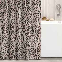 Bilderwelten Duschvorhang Zebra und Leopard Muster