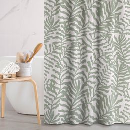 Bilderwelten Duschvorhang Matisse Bl&auml;ttermuster Salbeigr&uuml;n