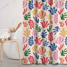 Bilderwelten Duschvorhang Matisse - Bunte Bl&auml;tter Muster