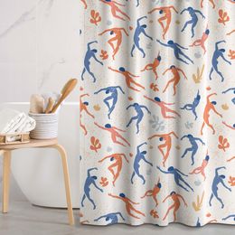 Bilderwelten Duschvorhang Matisse - T&auml;nzer Orange Blau