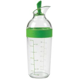 OXO GOOD GRIPS Dressing Shaker, B:8cm H:22cm &Oslash;:8cm, gr&uuml;n, Shaker, 350 ml