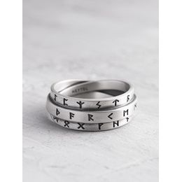 Reytel Ring 'RUNES - AMULETS' male Silver size 72