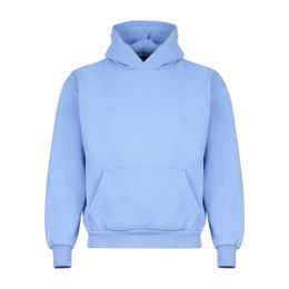 DROPSIZE Herren Kapuzenpullover "Dropsize HEAVY OVERZIZE EMBO HOODIE"blau washed, Gr. S, mehrfarbig, 70% Baumwolle, 30% Polyester, Pullover