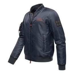 STONE HARBOUR Herren Bomberjacke "Berkoo", blau, Gr. XXL, Obermaterial: 100% Nylon; Futter: 100% Polyester; Wattierung: 100% Polyester; &Auml;rmelfutter: