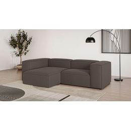 Ecksofa OTTO HOME, B:260cm H:72cm T:160cm, braun, 100% Polyester, Wohnzimmer, Sofas, "HAILY L-Form links/rechts, Modularsofa, Sitztiefe 70/130 cm",