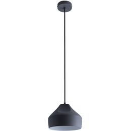 Paco Home Pendelleuchte "HURLEY U", 1, &Oslash; 22cm H: 18cm, grau, Esszimmer, Leuchten, H&auml;ngelampe Esszimmer K&uuml;chenlampe H&auml;ngend Esstischlampe Innen Gold