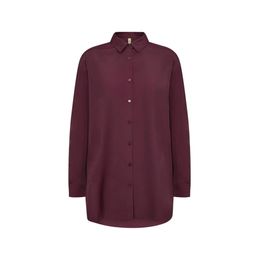 soyaconcept Damen Blusentop "Soya Concept Shirt SC-NETTI 52"4975 wine, Gr. XS, Obermaterial: 53% Polyester, 47% Baumwolle, Blusen
