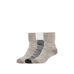 Camano Damen Socken "Socken 3er Pack", Gr. 35, grau, 65% Polyacryl 27% Polyamid 6% Polyester 2% Elasthan, meliert, Socken