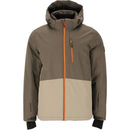 WHISTLER Jungen Skijacke "Drizzle", beige, Gr. 140, unifarben, 100% Polyester, Jacken, mit wasser-, wind- und schneesch&uuml;tzenden Features