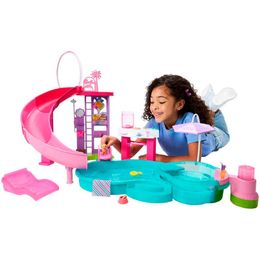 Barbie Kinder Puppen Planschbecken "Barbie Traumpool", bunt, Kunststoff, B:60cm H:52cm T:59cm, Puppenausstattungen