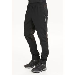 Endurance Herren Softshellhose "Dosmer", schwarz, Gr. L, unifarben, 100% Polyester, Hosen, mit spezieller Windblocker-Ausstattung