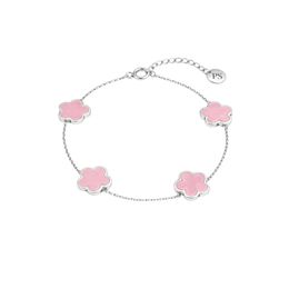 Pure Schmuck Bracelet 'Clover Rosa' female Silver size 13 cm