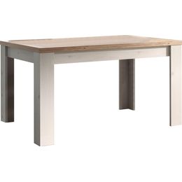Esstisch OTTO HOME, H:79cm, beige, Tische, "Country 137 x 90 cm, K&uuml;chentisch, Esszimmertisch", zweifarbig, rechteckig, Esstisch ausziehbar,