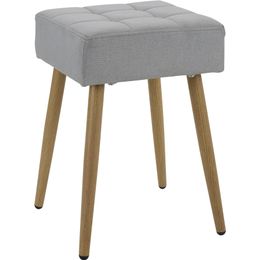 Hocker OTTO HOME, B:32cm H:47cm T:32cm, grau, Webstoff aus 100% Polyester, K&uuml;che, Hocker, "Louise", quadratische Sitzfl&auml;che in 32 cm
