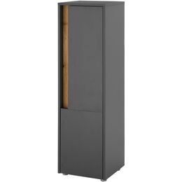 Midischrank Home Affaire, B:34cm H:114cm T:34cm, grau, FSC-zertifizierter Holzwerkstoff, Badezimmer, Schr&auml;nke, "CITY/GIRON, Badschrank mit