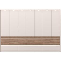 Kleiderschrank OTTO HOME, B:322cm H:226cm T:60cm, beige, Holzwerkstoff, MDF, Jugendzimmer, Schr&auml;nke, "Invictus, UV lackiert, kratzfest,