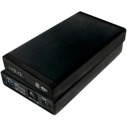 Logilink externe HDD-Festplatte "UA0284", B:14,2cm H:9,2cm T:22,6cm, schwarz, Festplatten