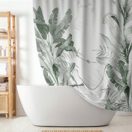 Bilderwelten Duschvorhang Tropische Palmen und Bl&auml;tter